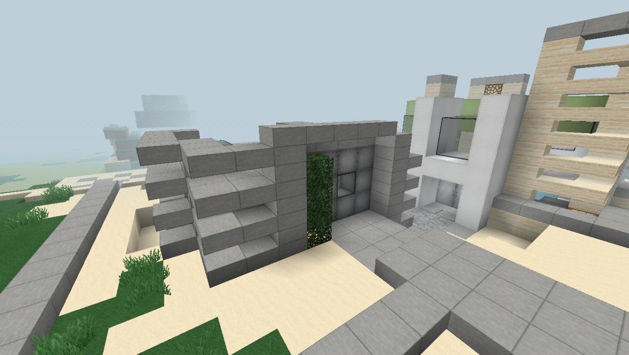 Modern House 4/ Garage Minecraft Map