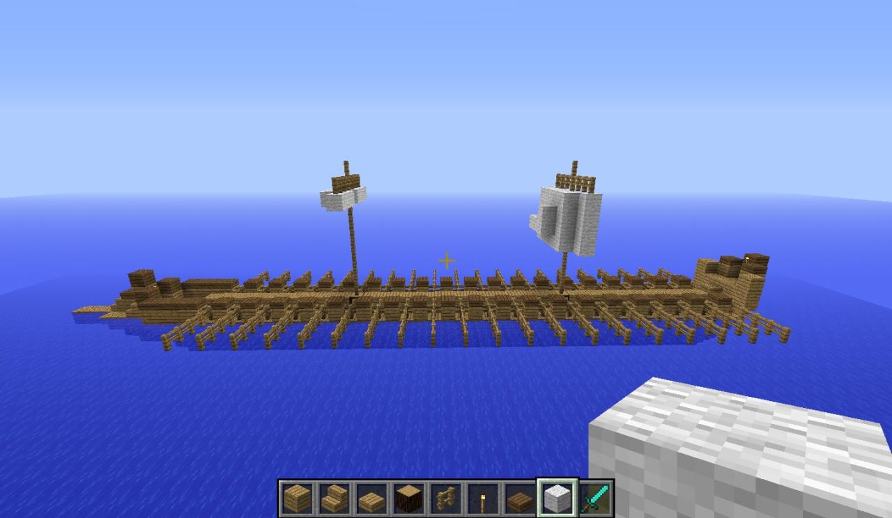 Archaic Greek Penteconter Minecraft Map