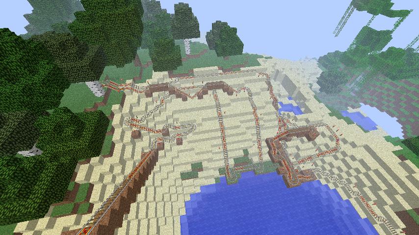 Rollercoaster Minecraft Map