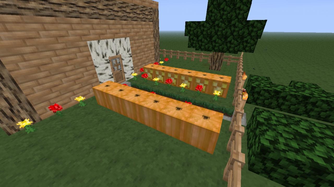 House With Light System! (And Night Defense System) Minecraft Map