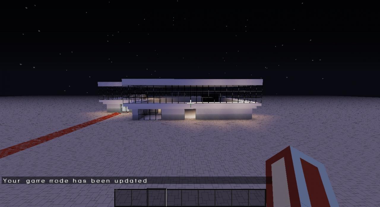 glass house Minecraft Map