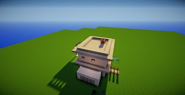 Riverside-A Modern House Minecraft Map