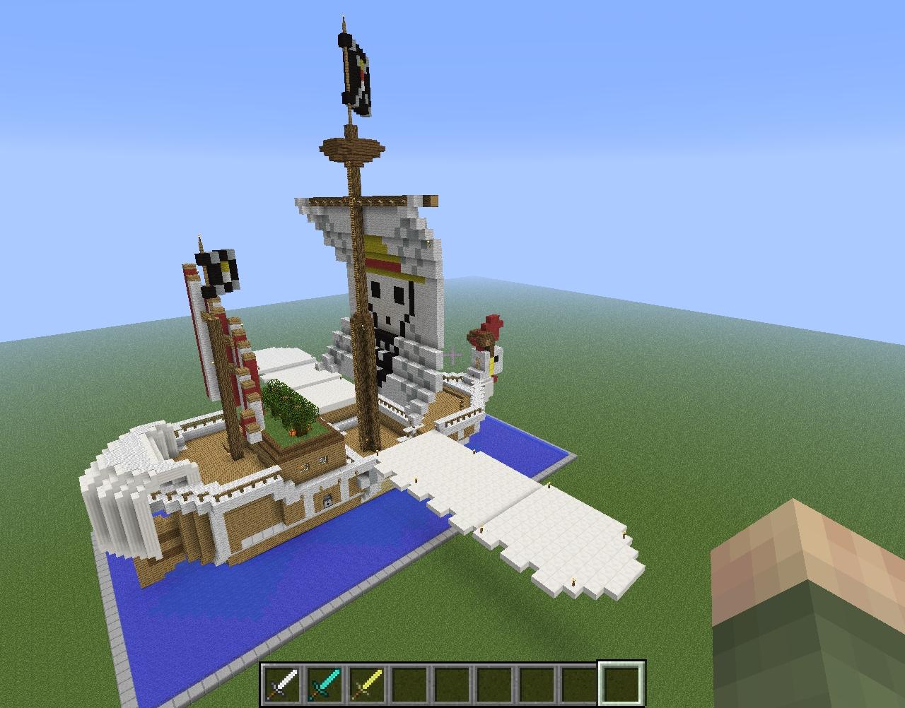 One Piece- Going Merry Skypiea Minecraft Map