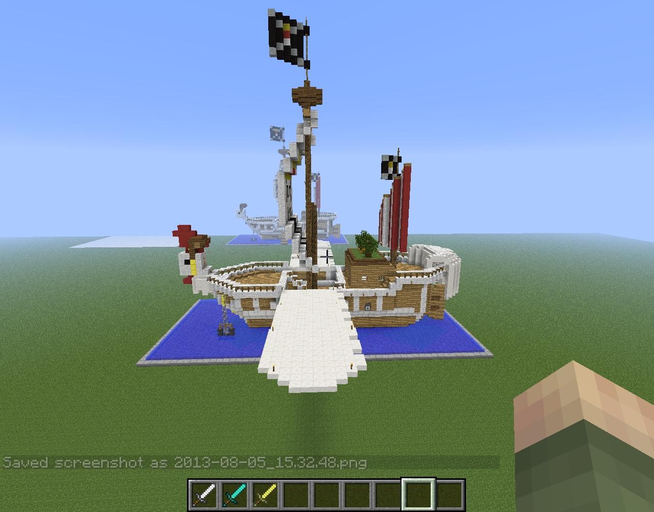 One Piece- Going Merry Skypiea Minecraft Map