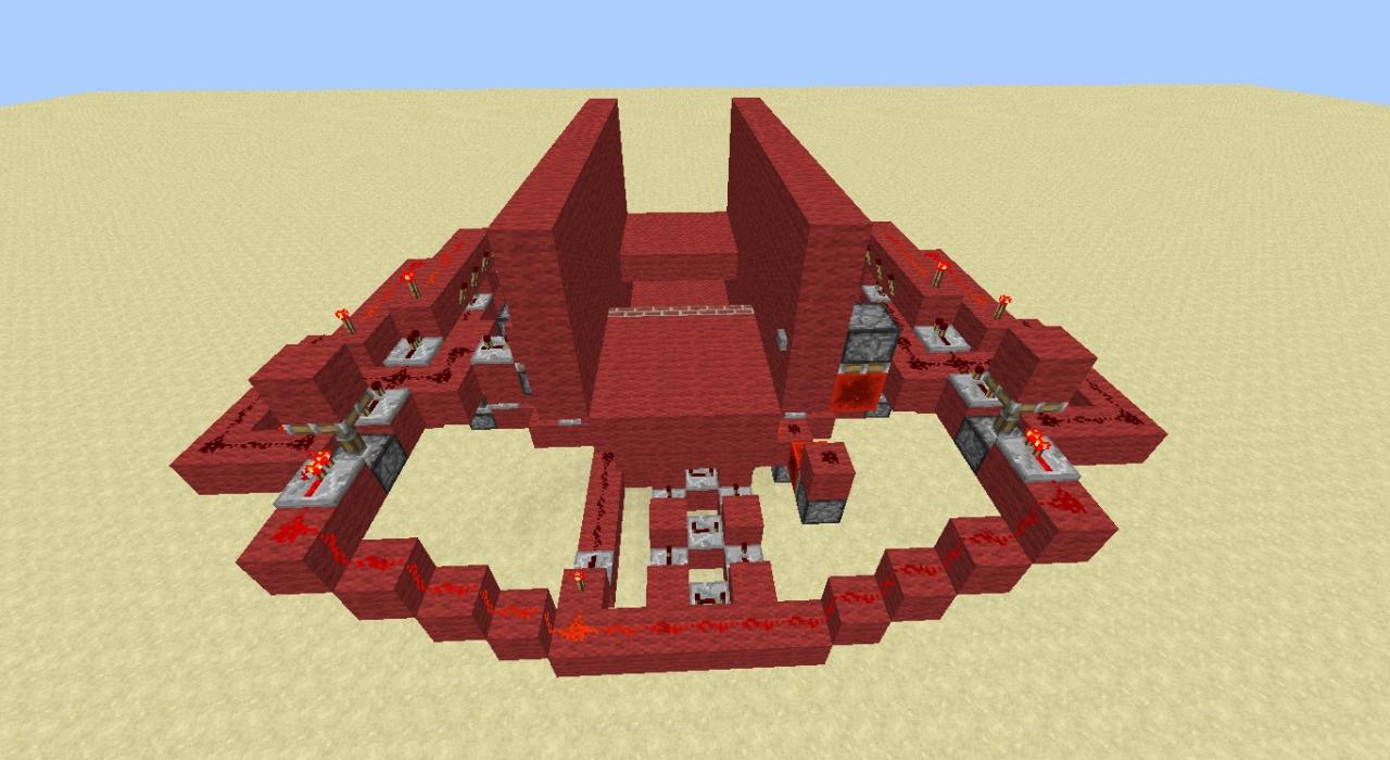 4x4 trapdoor Minecraft Map