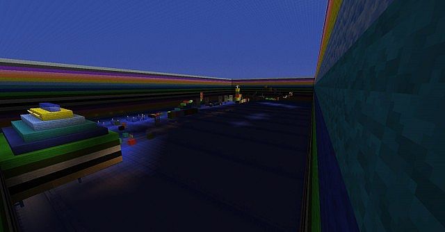 Rainbow Parkour Map Minecraft Map