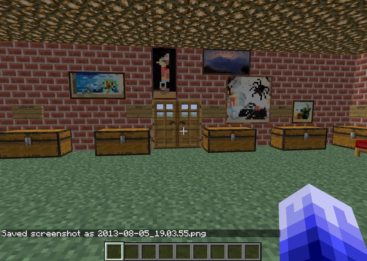 secret basement Minecraft Map