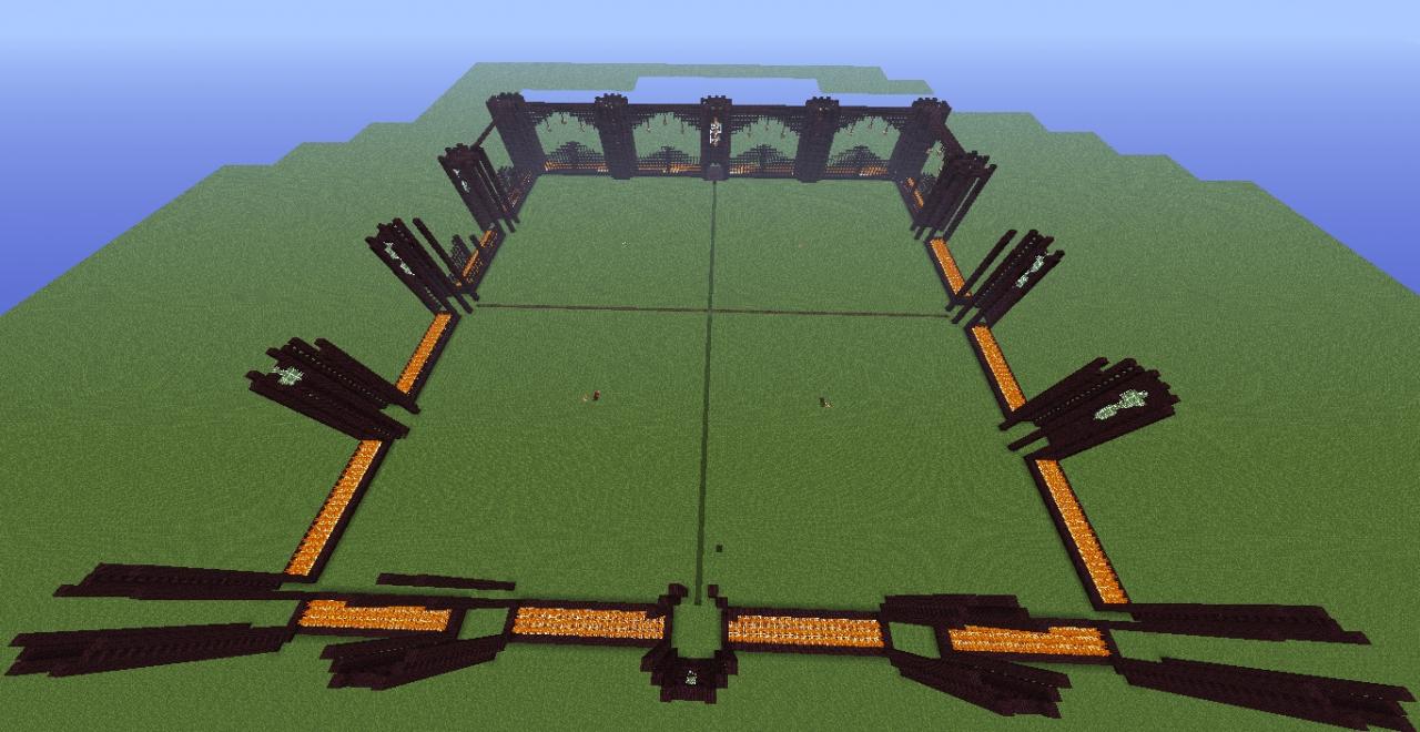 Nether castle Minecraft Map