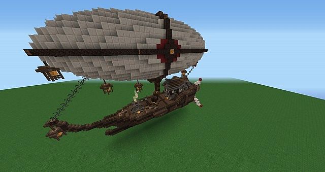 Steampunk Airship Minecraft Map