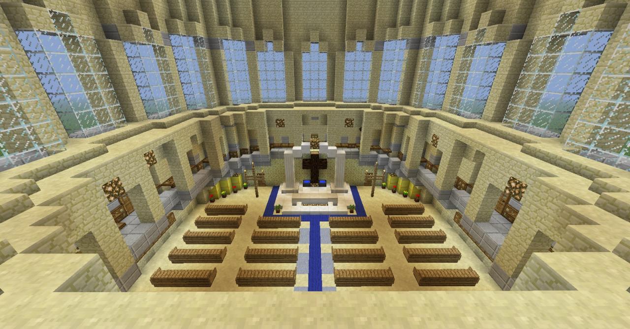 Church Circle Dome Minecraft Map