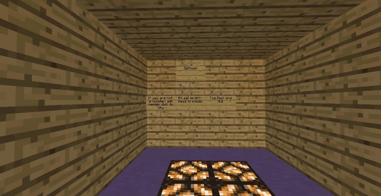 Blindness Horror Mini-game Minecraft Map