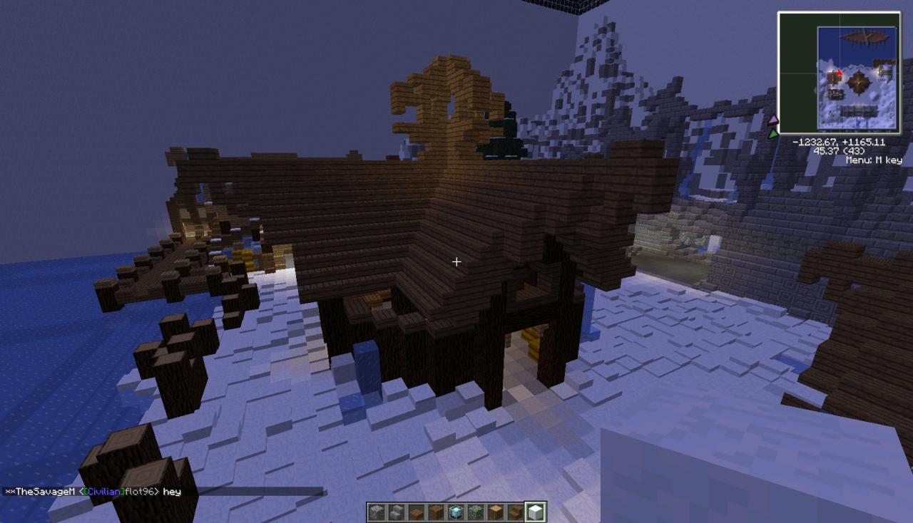 Viking Arena. Minecraft Map