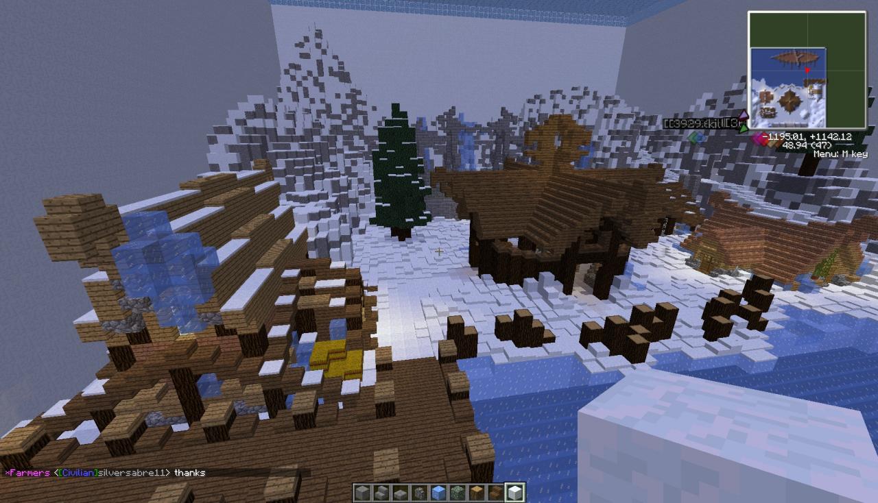 Viking Arena. Minecraft Map