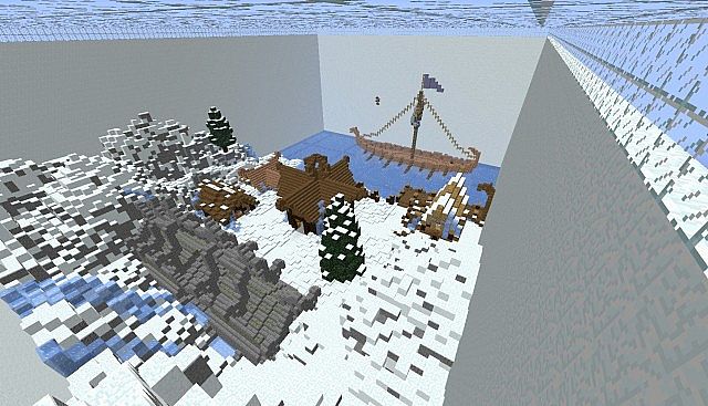 Viking Arena. Minecraft Map