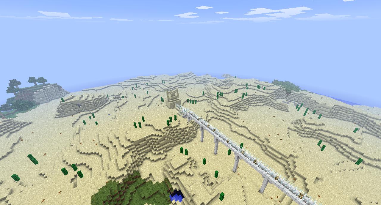MineWay: A Minecraft rail network Minecraft Map