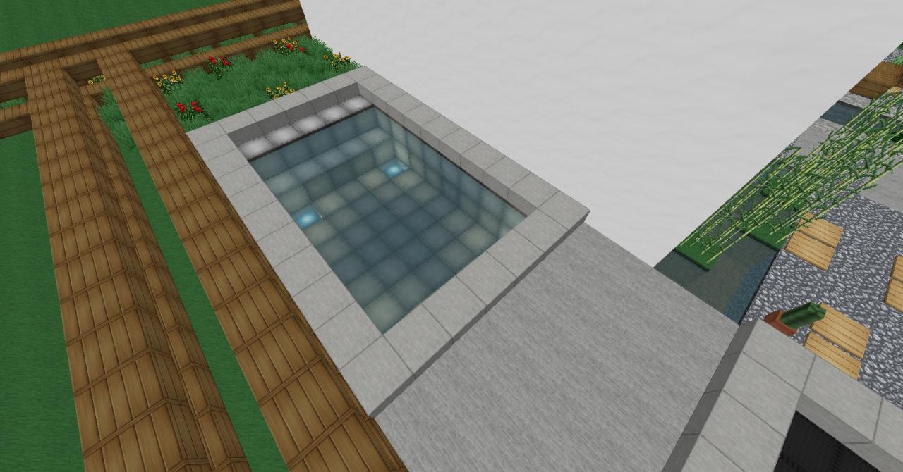 Green Apple || Modern Home || Minecraft Map