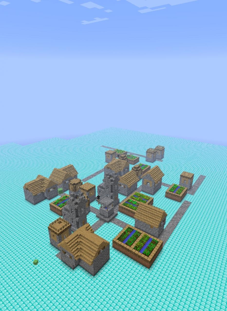 Custom Flat-Land Minecraft Map