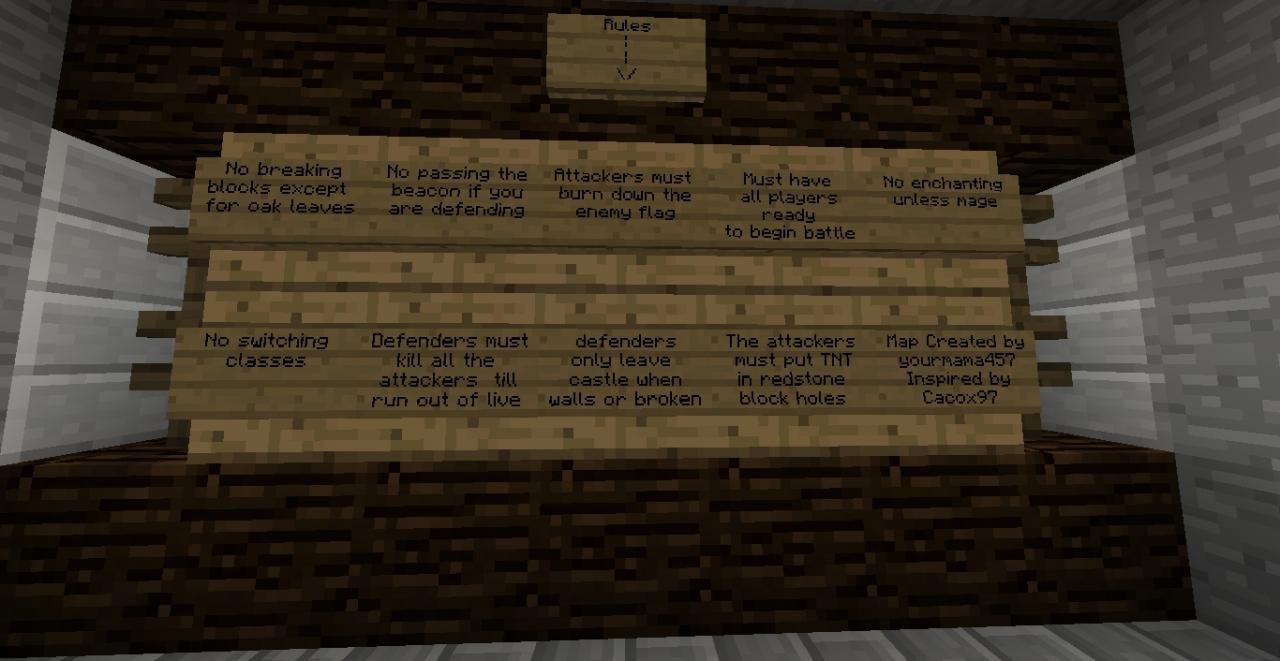 Castle Conquest Minecraft Map