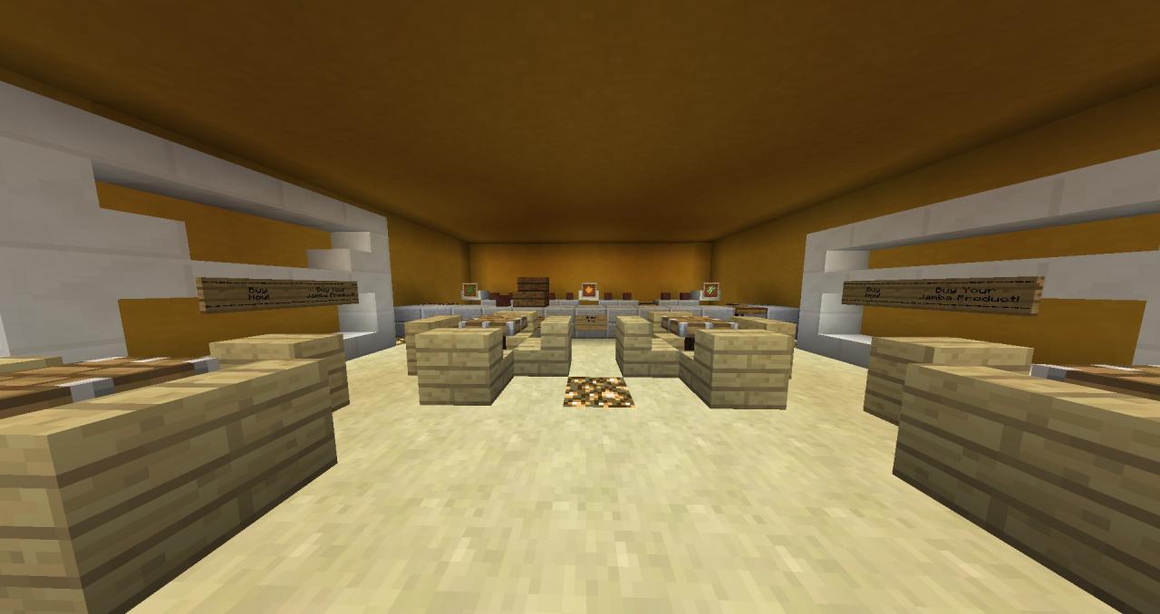 Replica of Jamba Juice Minecraft Map
