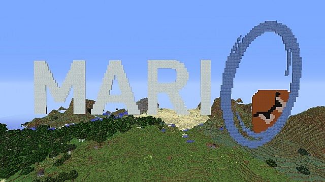 Mari0 Logo Minecraft Map