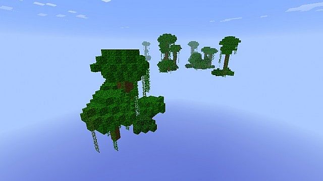 Sky Forest Survival Minecraft Map