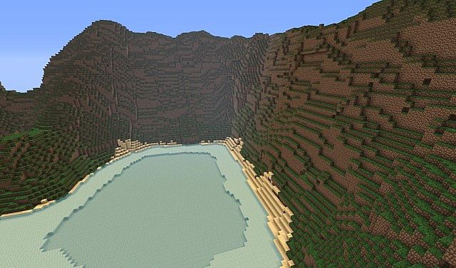 Example of our Terraforming Capabilities. Minecraft Map