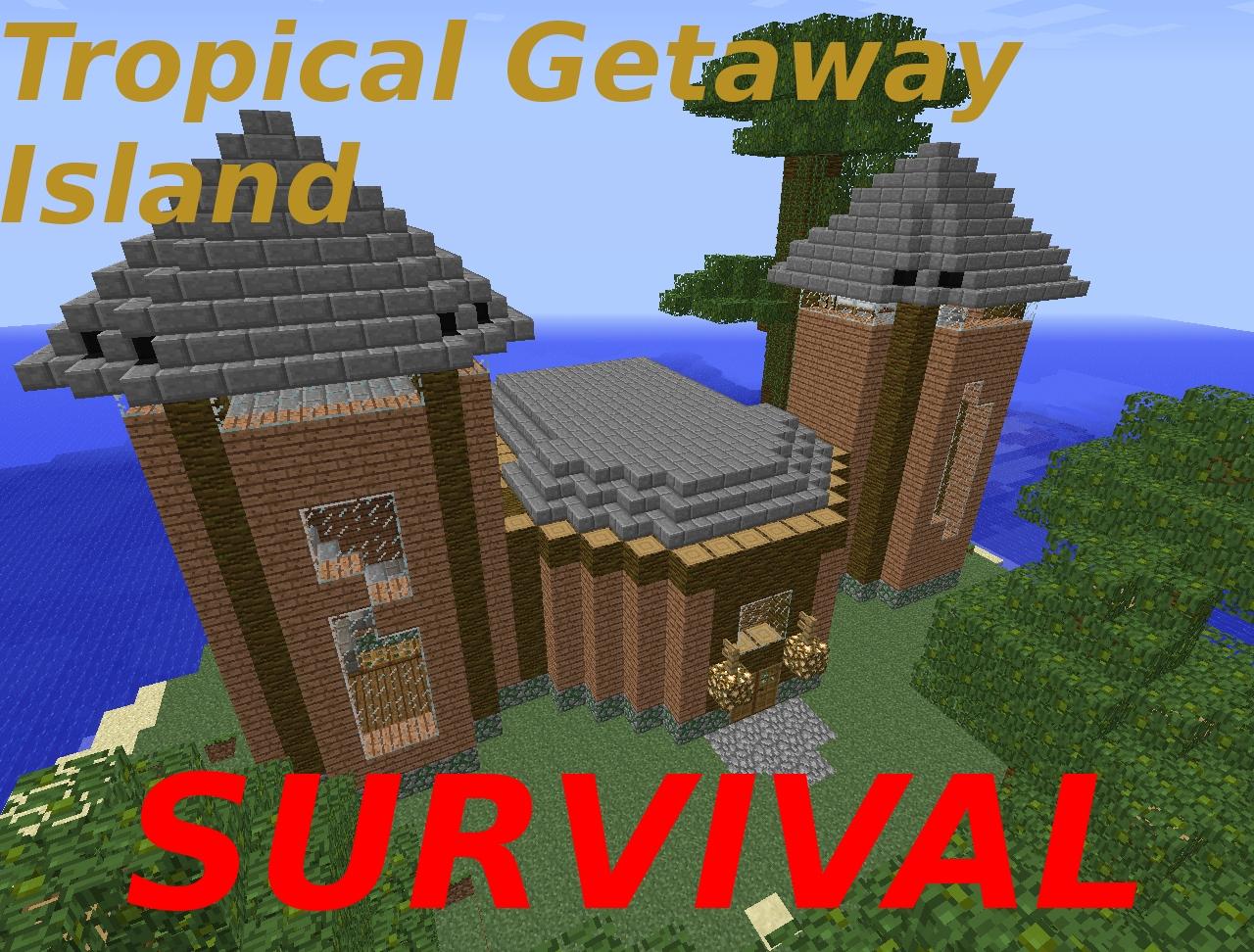 Minecraft: Tropical Getaway Island "Survival" Minecraft Map
