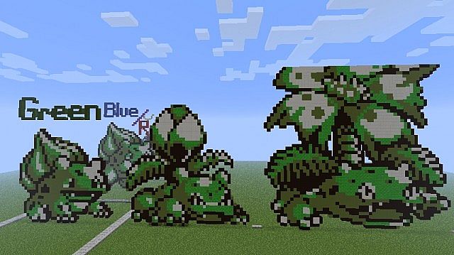 evolution of pokemon Minecraft Map
