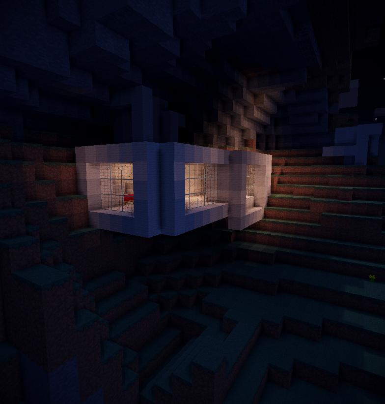 Modern Cliffside House Minecraft Map