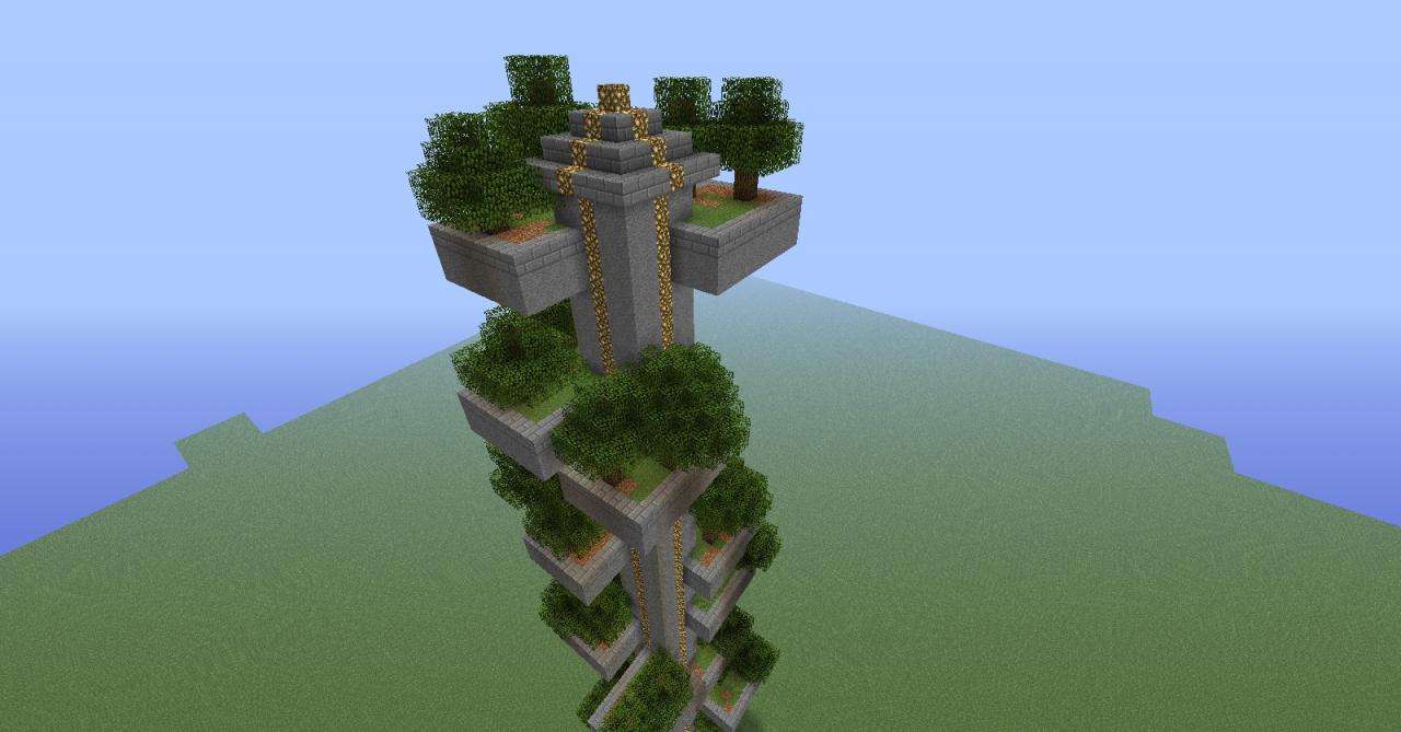 Huge Minecraft Tower -With DOWNLOAD LINK! Minecraft Map