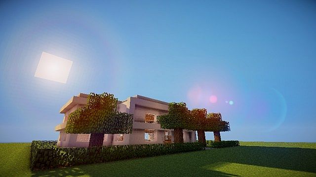 Modern house of nice clean Minecraft Map