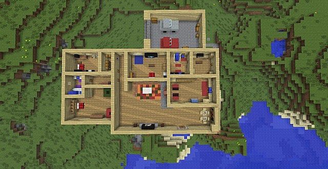 (1.6) Replica of My IRL House Minecraft Map