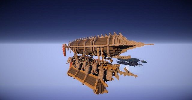Airship "the bug" / Dirigeable "Le scarabée" Minecraft Map