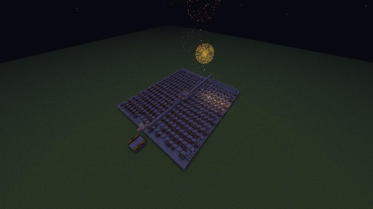 Tchaikovsky's 1812 Overture with fireworks Minecraft Map