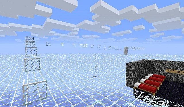 Glass Parkour Minecraft Map
