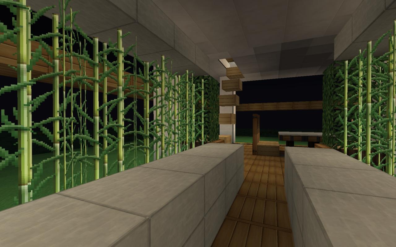 Modern Spruce Home Minecraft Map