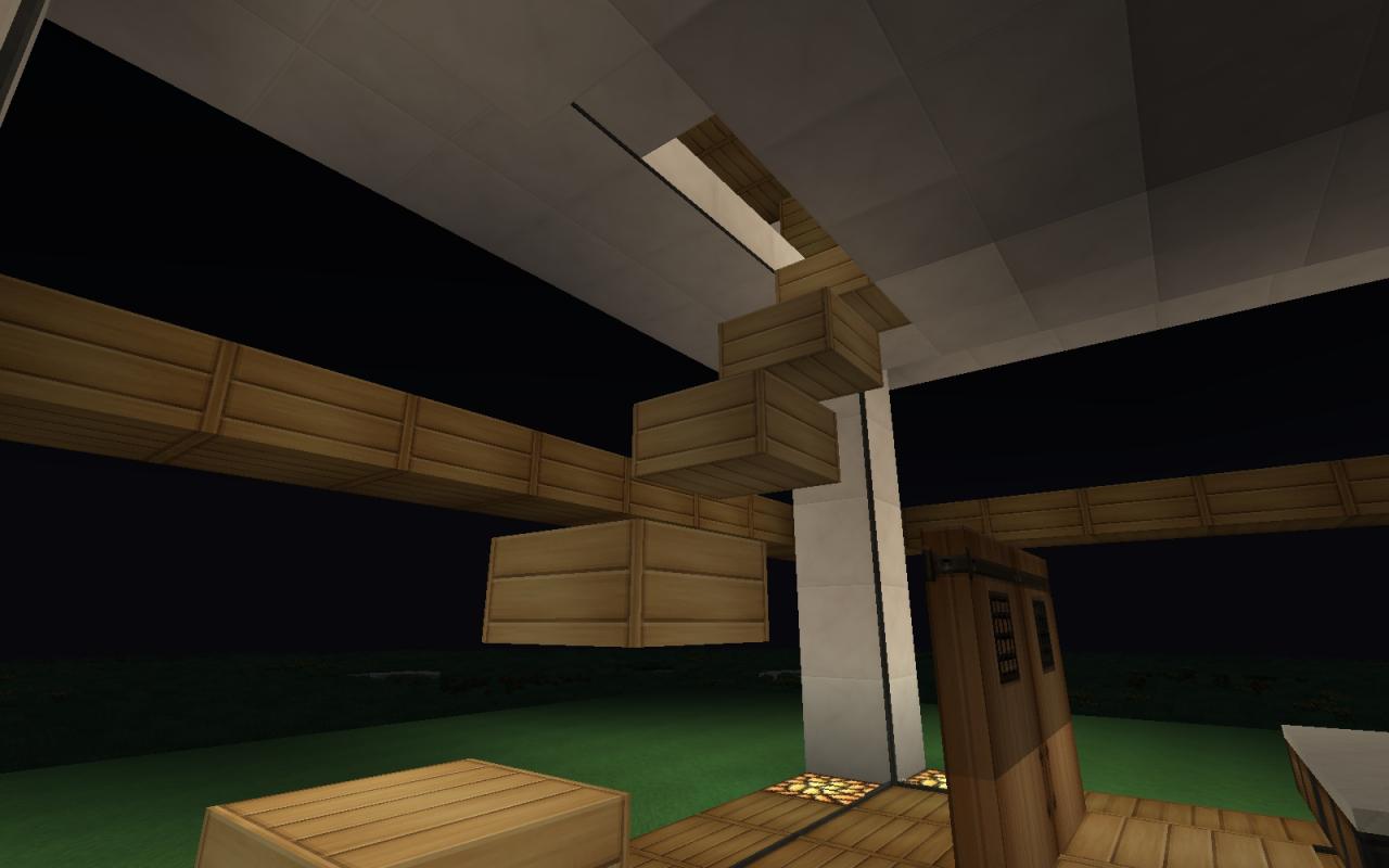 Modern Spruce Home Minecraft Map