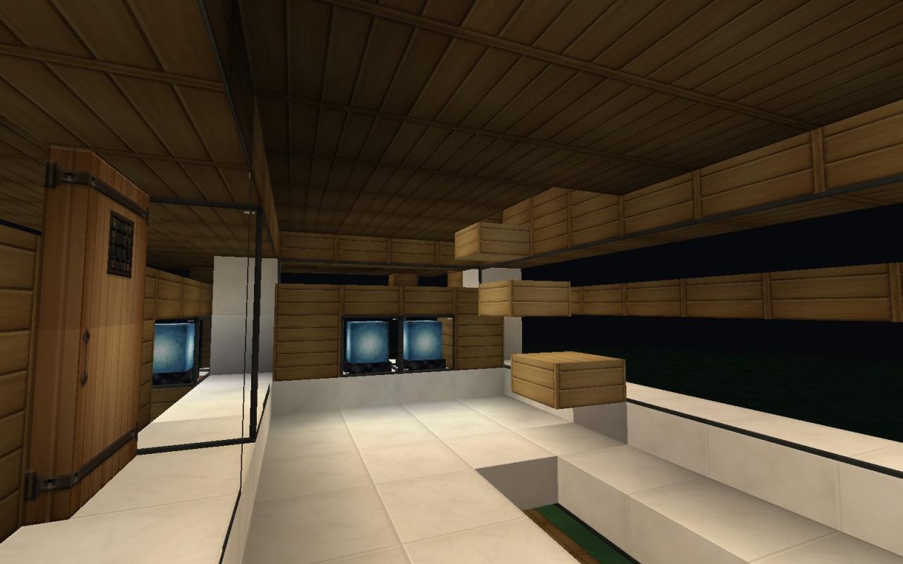 Modern Spruce Home Minecraft Map