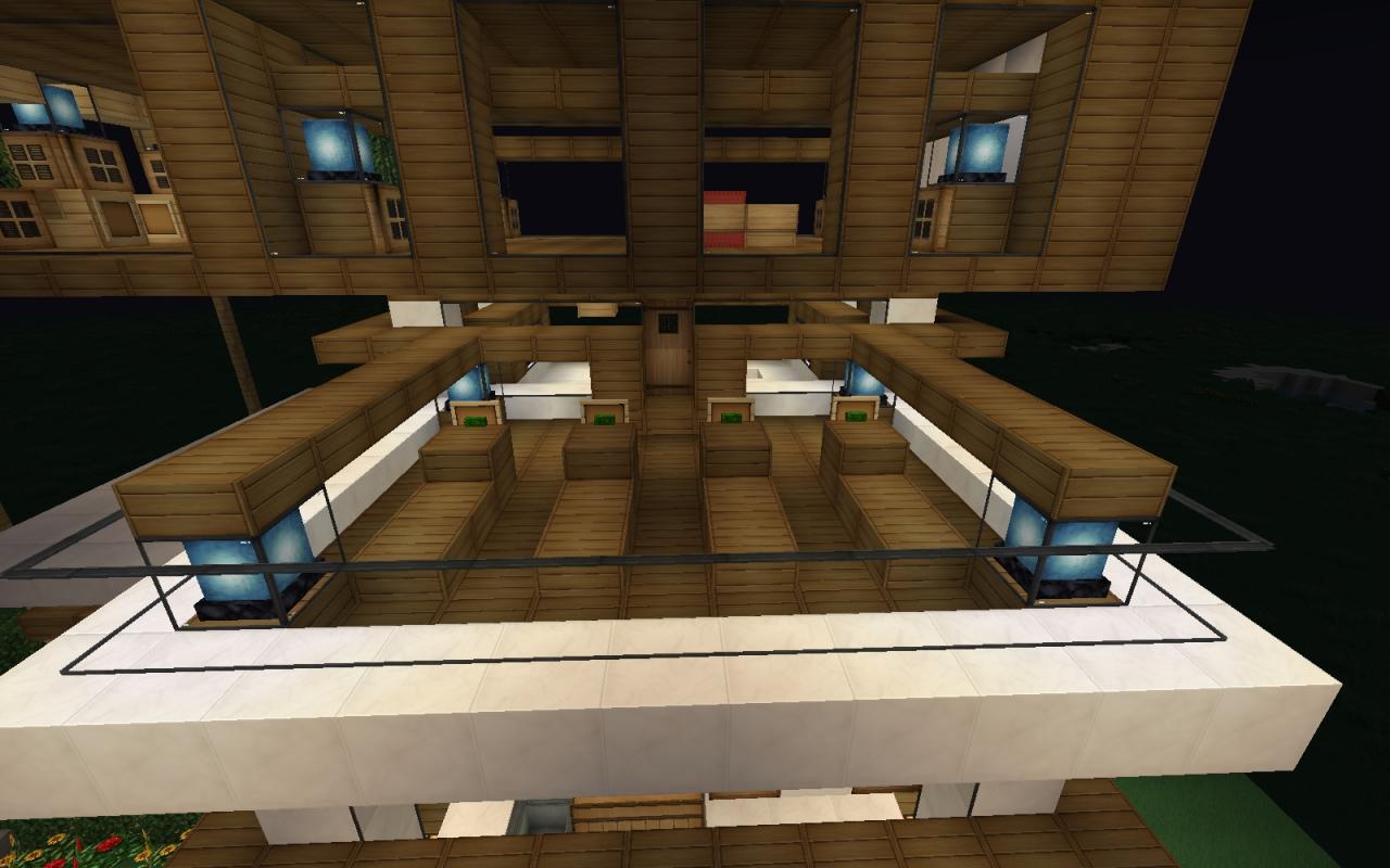 Modern Spruce Home Minecraft Map