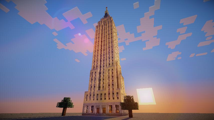 Empire State Building. Minecraft Map