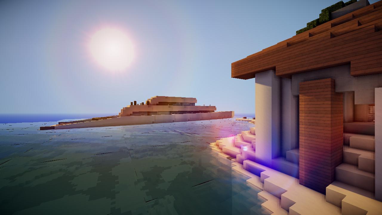 :: Flow :: A Modern Coastal Home :: Minecraft Map