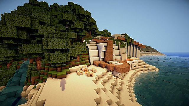 :: Flow :: A Modern Coastal Home :: Minecraft Map