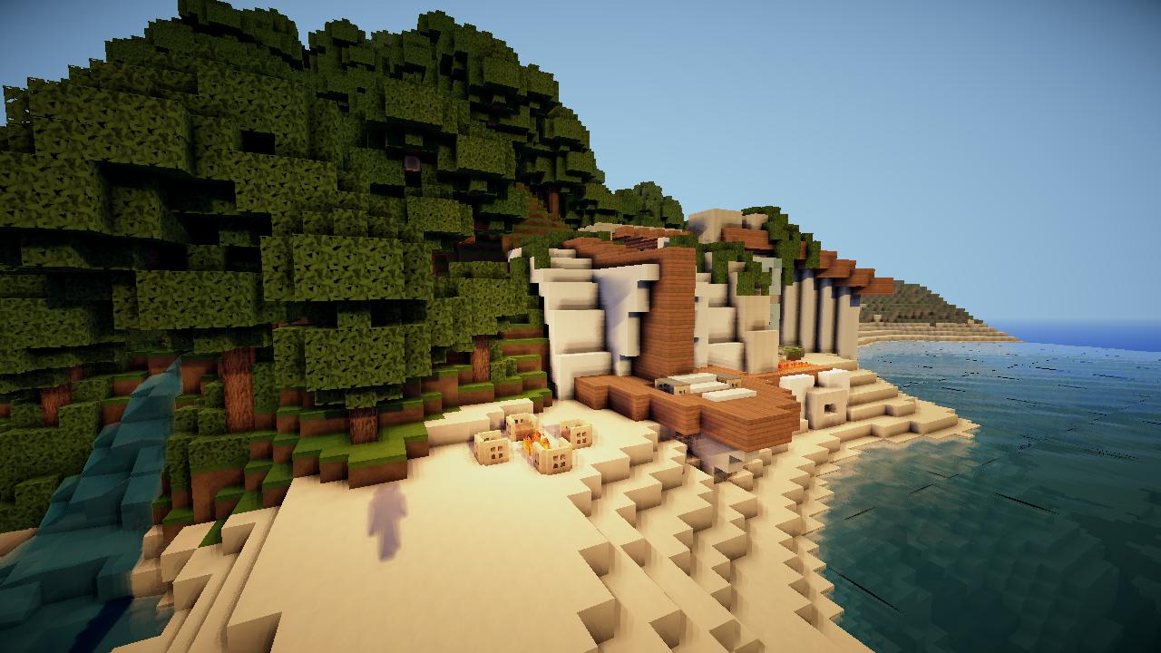 :: Flow :: A Modern Coastal Home :: Minecraft Map