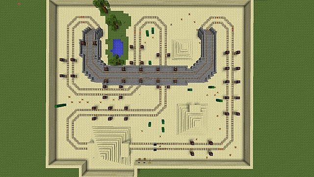 Minecart racing v1.0 Minecraft Map