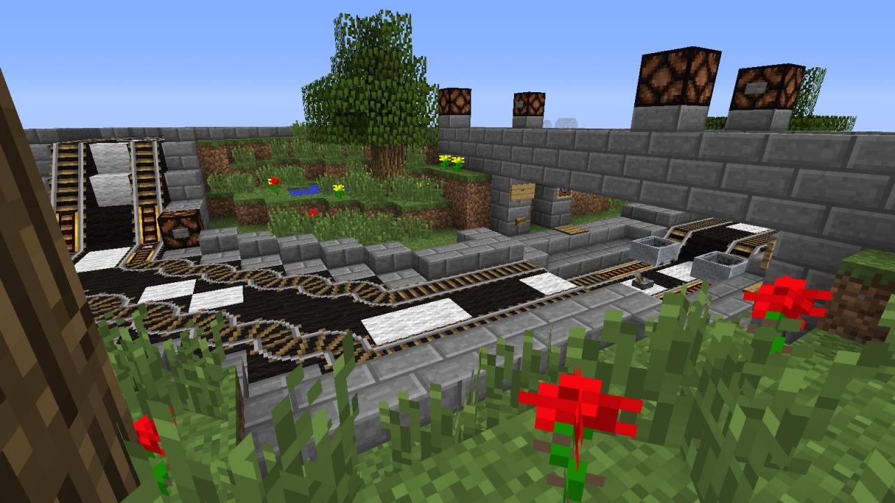 Minecart racing v1.0 Minecraft Map