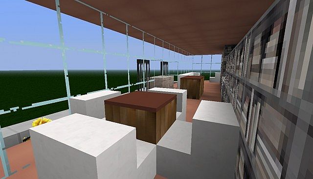 Orange Modern House Minecraft Map