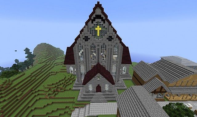 Cathedral of the Fallen Angel Minecraft Map