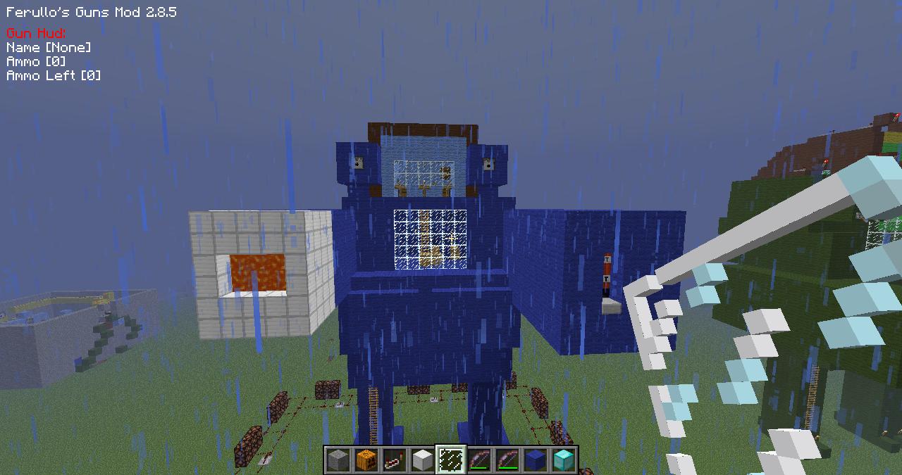 Redstone & Robots, a creative world Minecraft Map