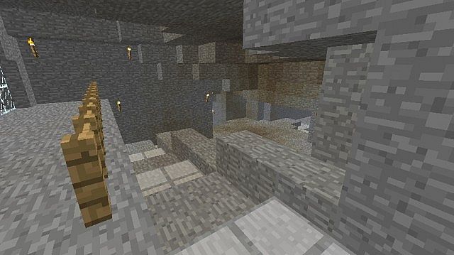 Underground house Minecraft Map