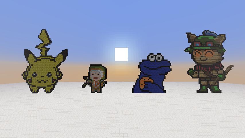 Pixel Art -=-=-=- Minecraft Map